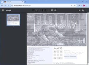 Jugar Doom en un documento PDF - Tecnogeek