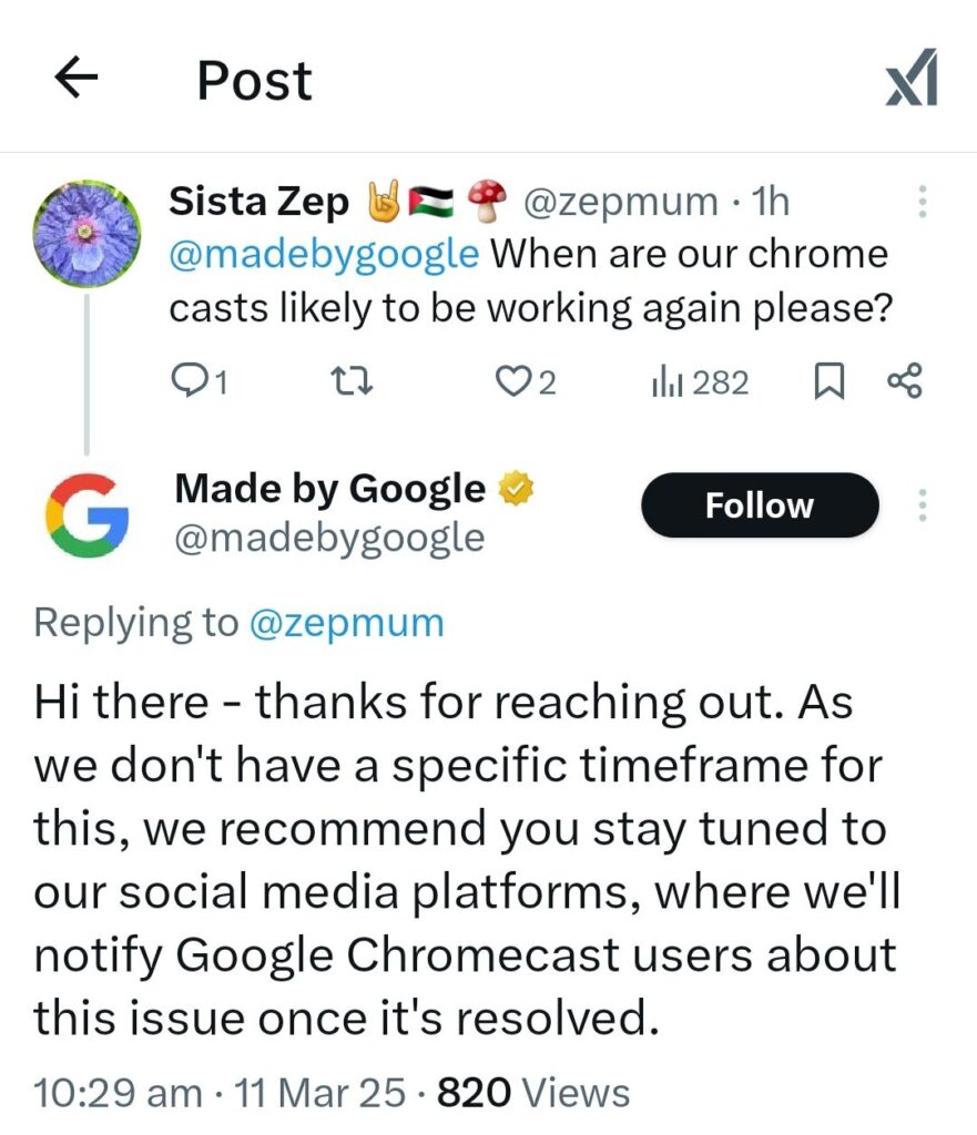 Google Chromecast, caída masiva por un certificado sin actualizar ...