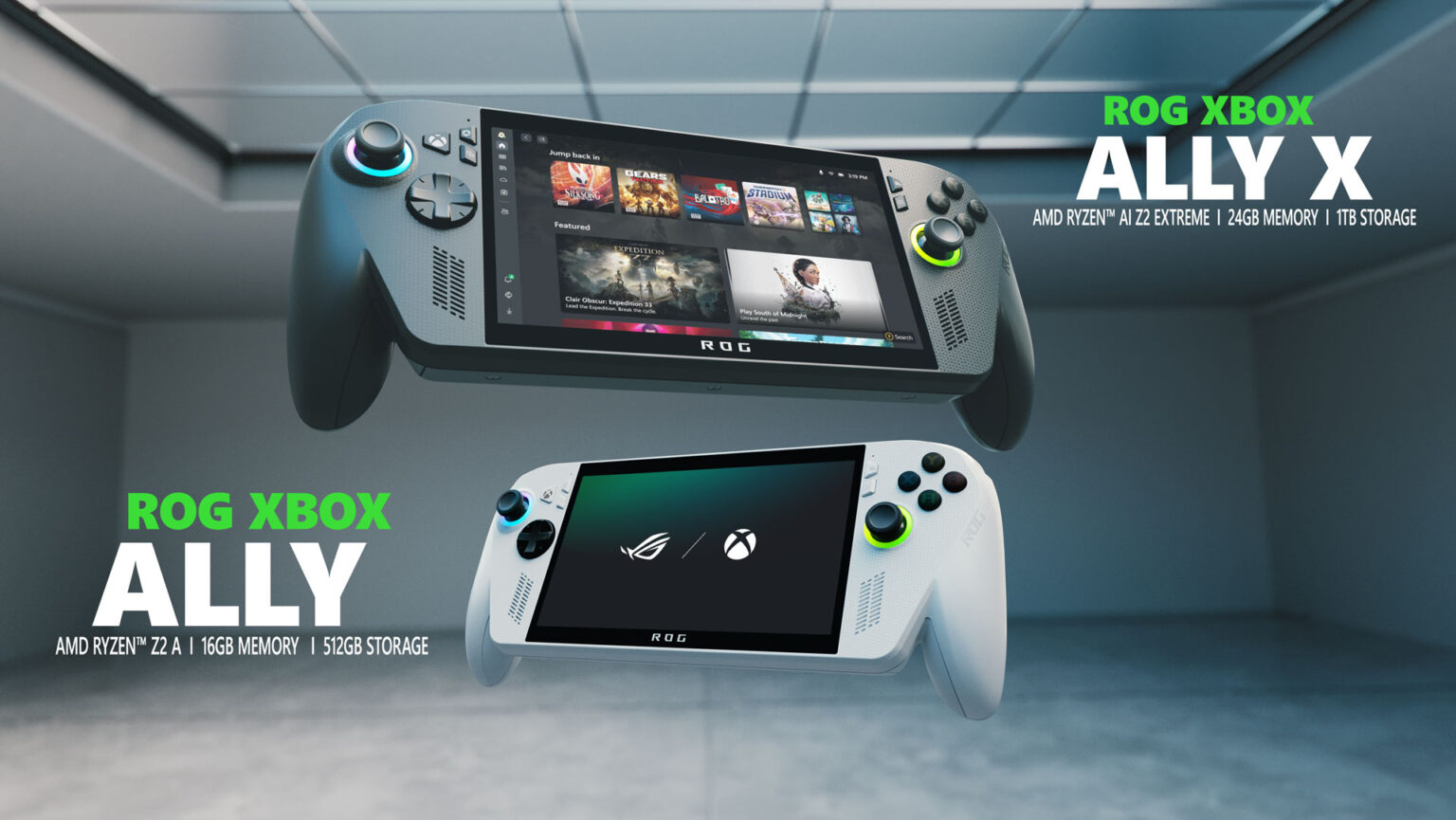 Oficial: Microsoft y ROG anuncian las consolas portátiles Xbox Ally y Ally X para finales de ...
